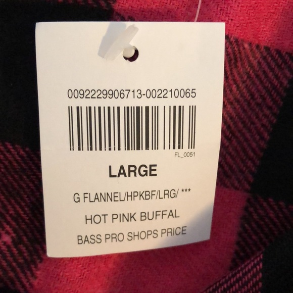 Bass Pro Shops | Shirts & Tops | Bass Pro Shops Pink Black Buffalo ...